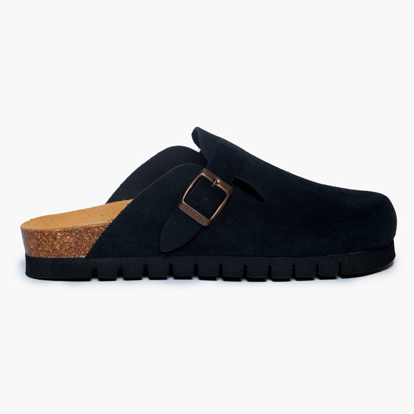 Plakton-Bogey-Black-Suede-Clog